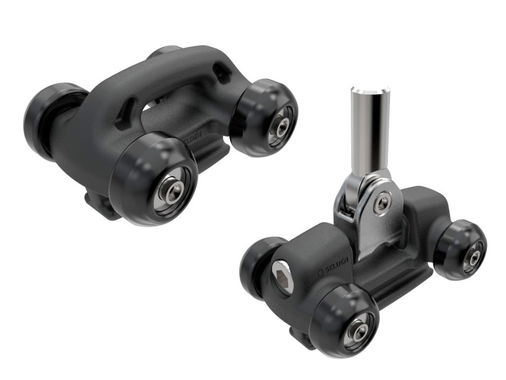 Selden OWS 11 vogne store hjul - OWS sejlslæder - Riggerne