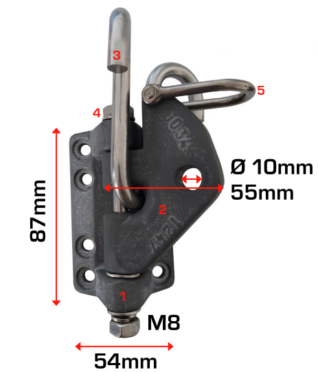 Z-Spars Svanehals til Delta mast - Z-Spars Svanehals - Riggerne