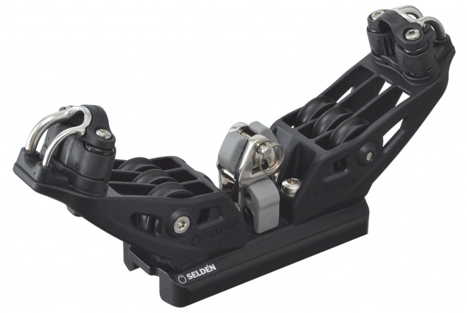 Selden storskødevogn med frølår - Selden skinne 22 mm - Riggerne